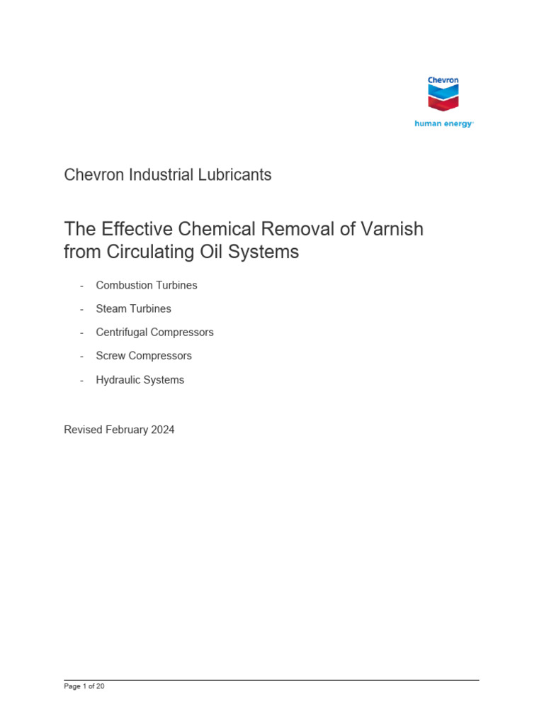 VARTECH Chemical Cleaner Guide | PDF | Filtration | Motor Oil
