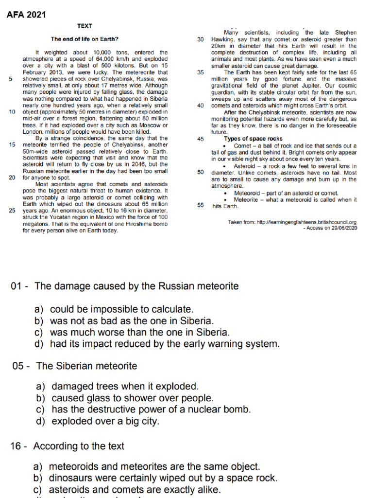 Reading Comprehension Activities | PDF | Artificial Intelligence ...