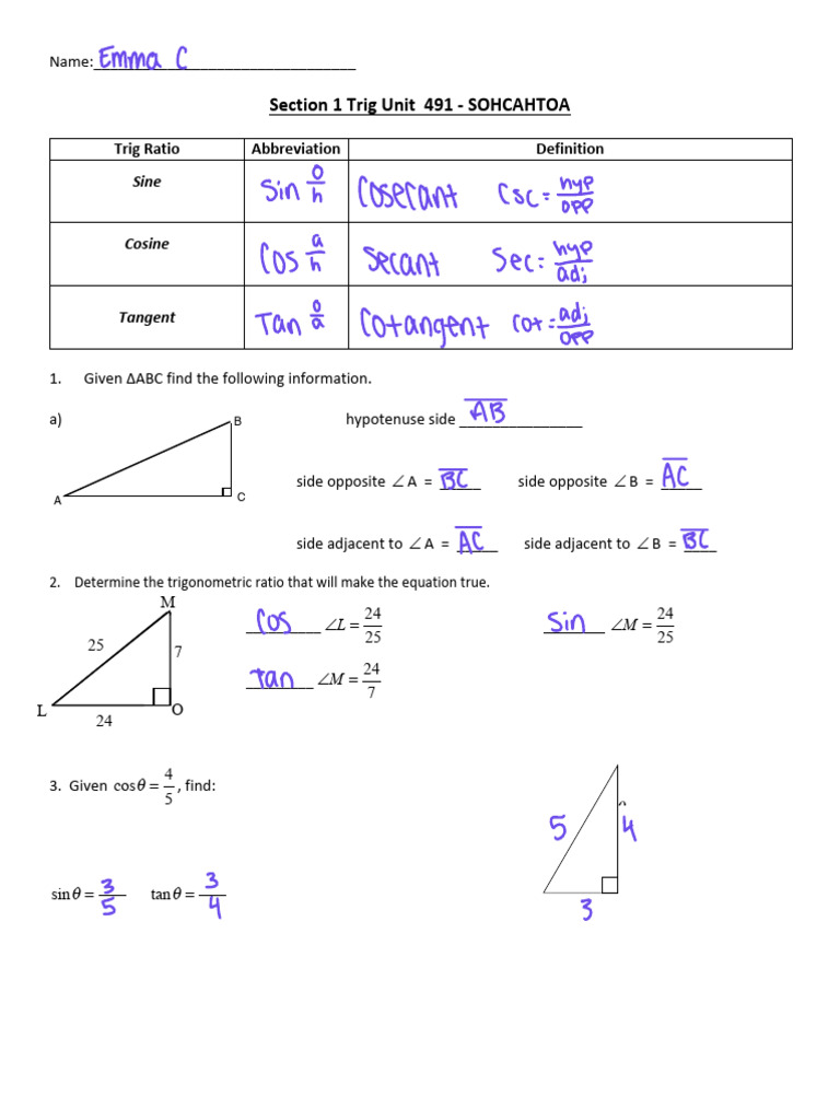 unit5 trig notes | PDF | Trigonometric Functions | Mathematical Analysis unit5 trig notes | PDF | Trigonometric Functions | Mathematical Analysis