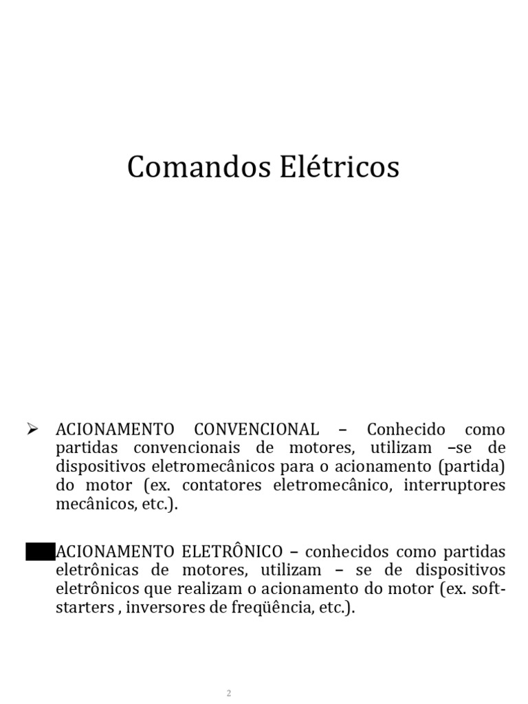 Comandos Elétricos 2 | Download grátis PDF | Fusível (elétrico) | Relé