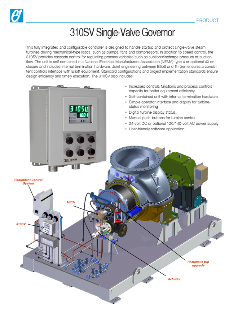 TUR.3005.0514 - 310SV Single Valve Governor | PDF | Electrical ...