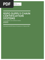 RSPO SCC 2020 Audit Checklist | PDF | Audit | Internal Audit
