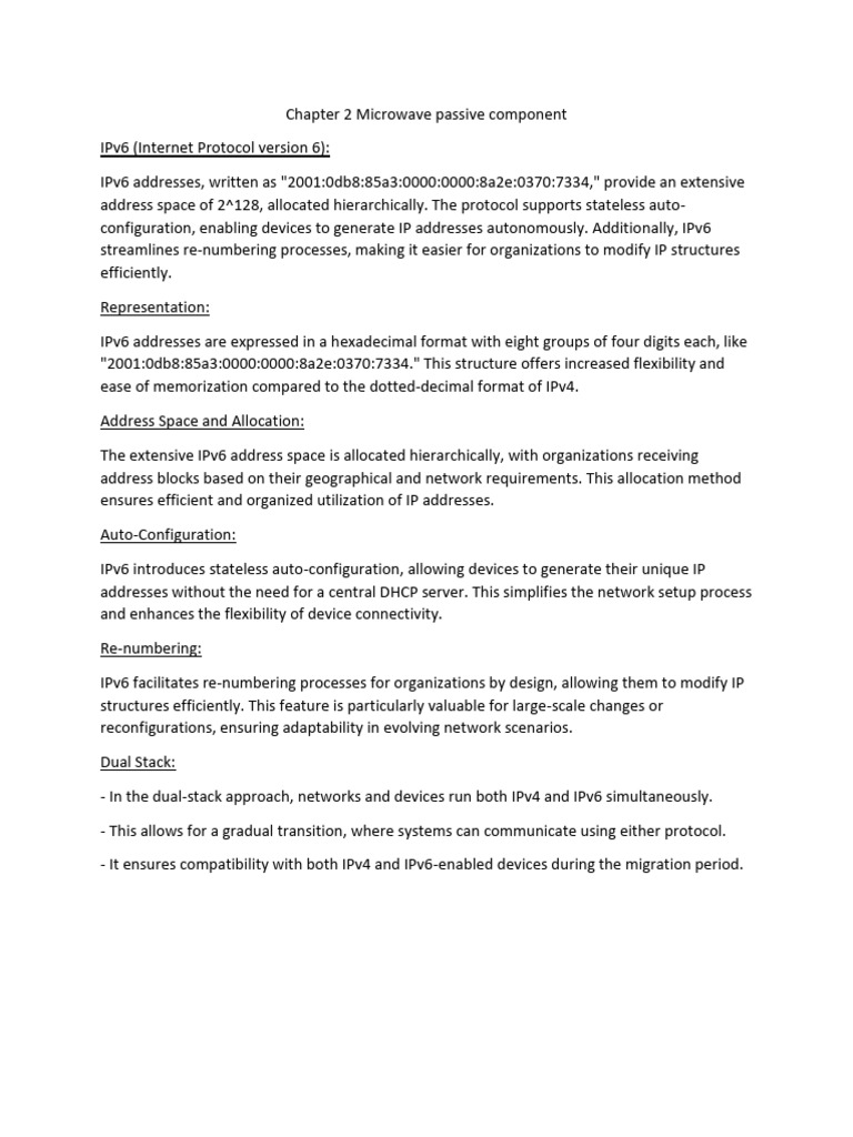 Chapter 2 ACN | PDF | I Pv6 | Internet Protocols