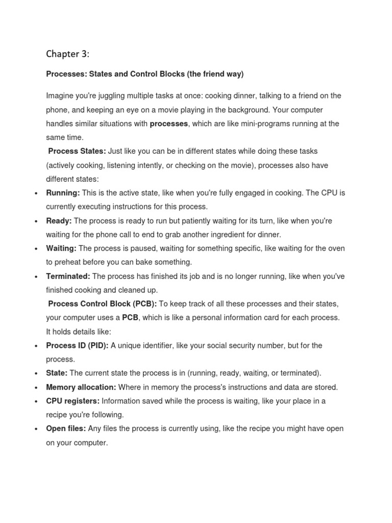 Chapter 3 Os Download Free Pdf Thread Computing Process Computing