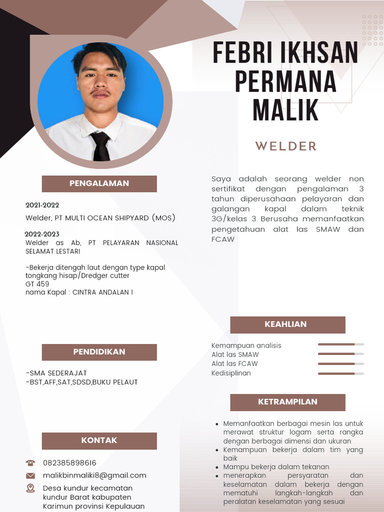 CV Febri Ikhsan Permana | PDF