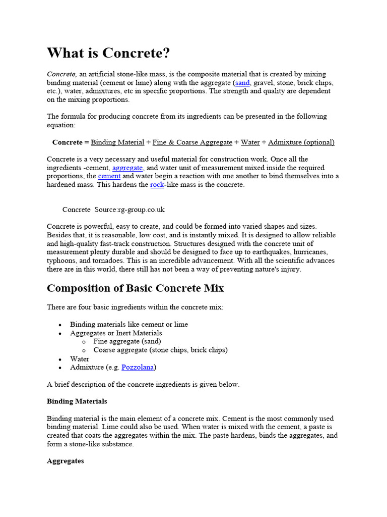 Concrete | PDF | Concrete | Civil Engineering