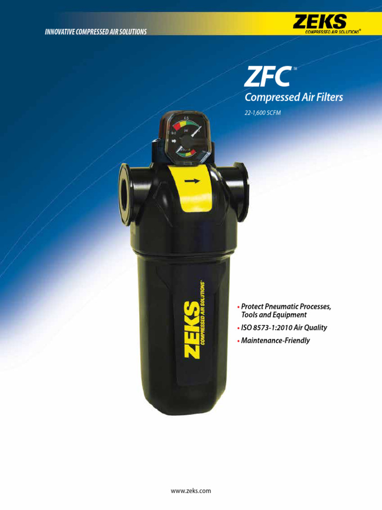 Zeks ZFC Filters July 2015 | PDF | Filtration | Particulates