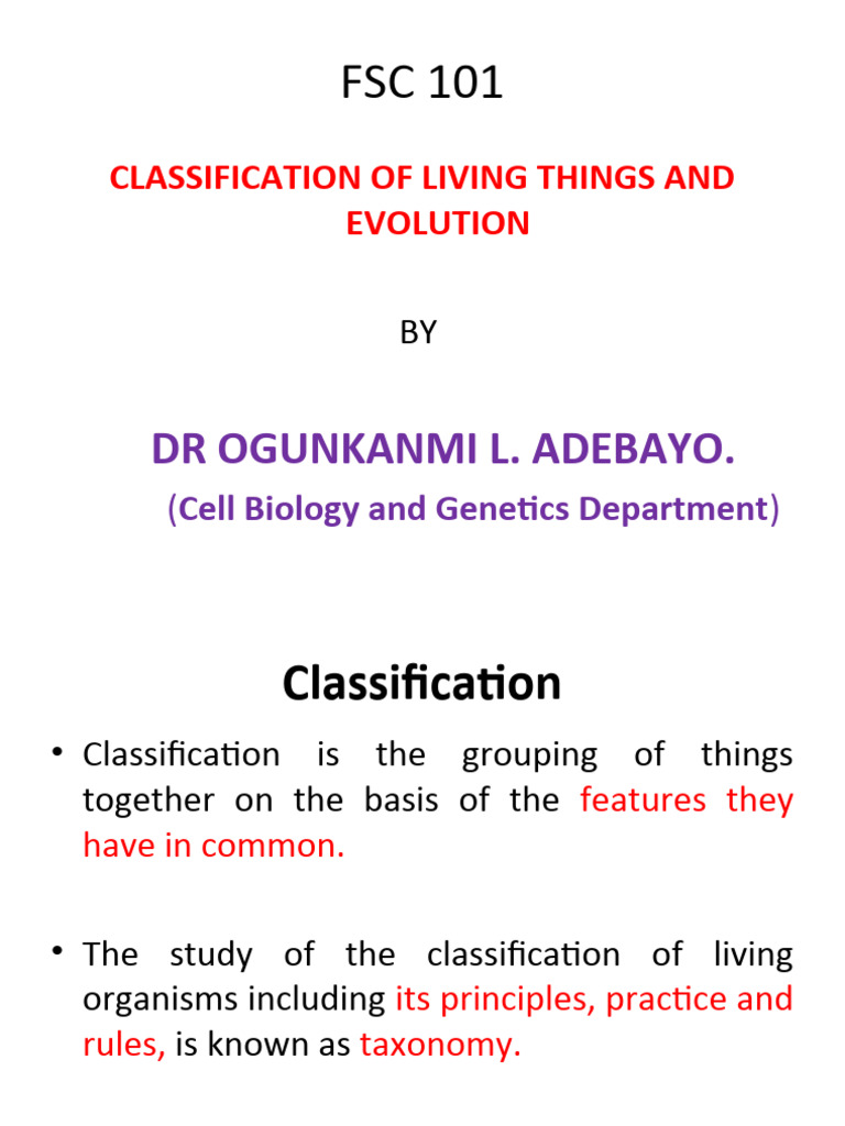 Evolution | PDF | Taxonomy (Biology) | Human Evolution