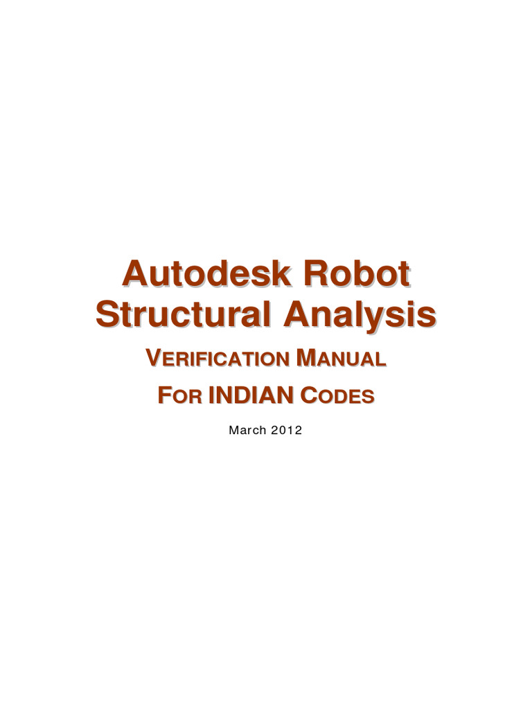 Verification Manual Indian Codes | Download Free PDF | Beam (Structure) | Structural Analysis