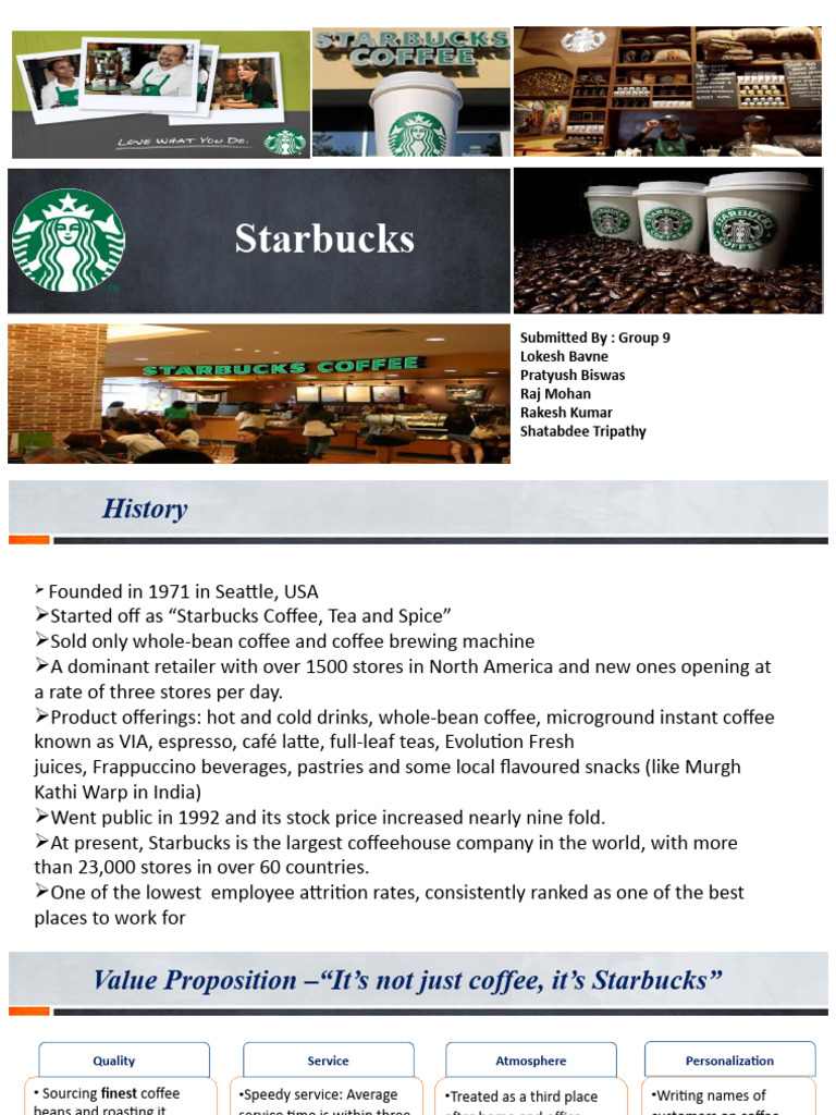 Group9 BM Starbucks | PDF | Starbucks | Coffee