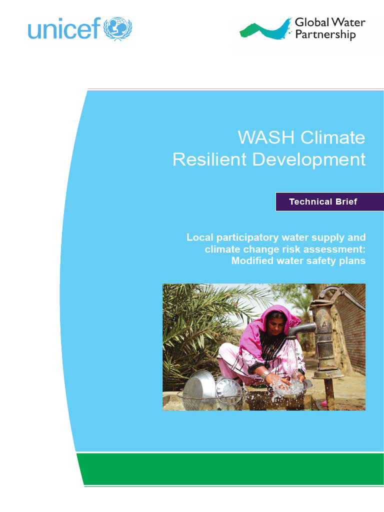 GWP Unicef Tech A Web WASH Climate | PDF | Wash | Risk