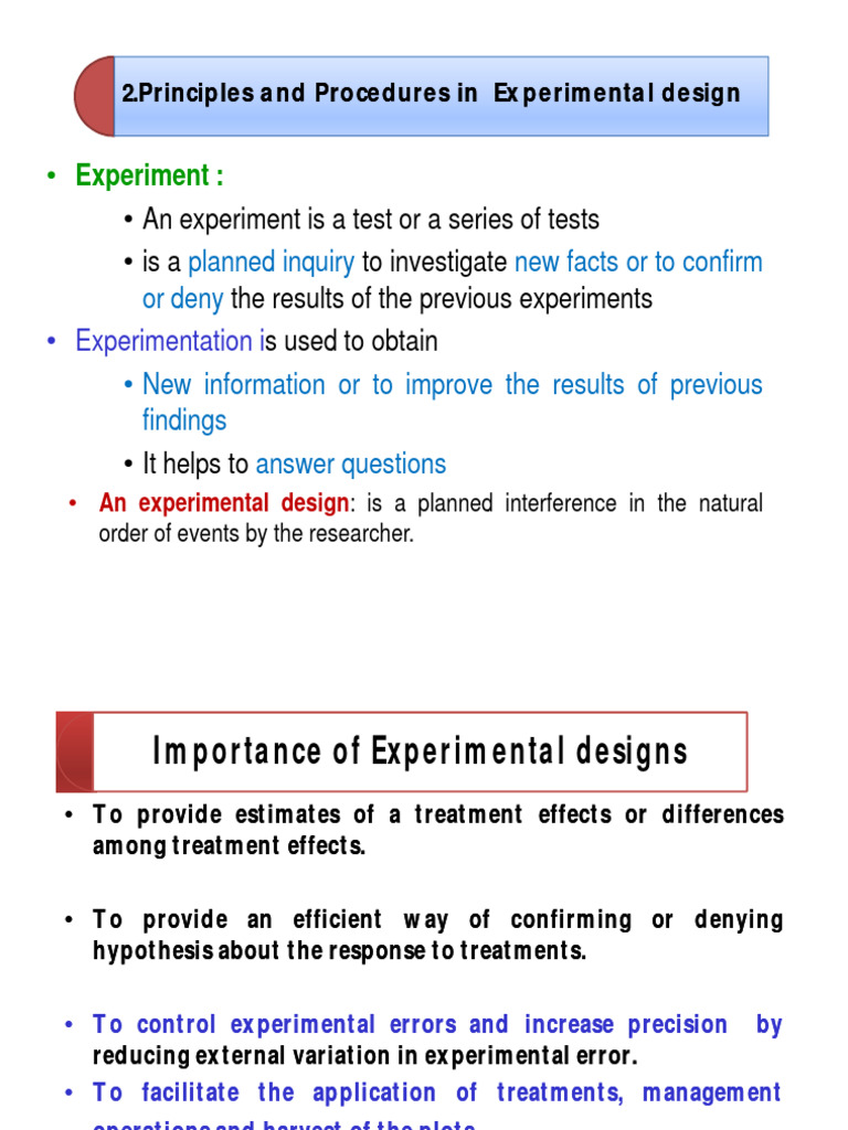 Experimental Designs | PDF | Analysis Of Variance | Experiment