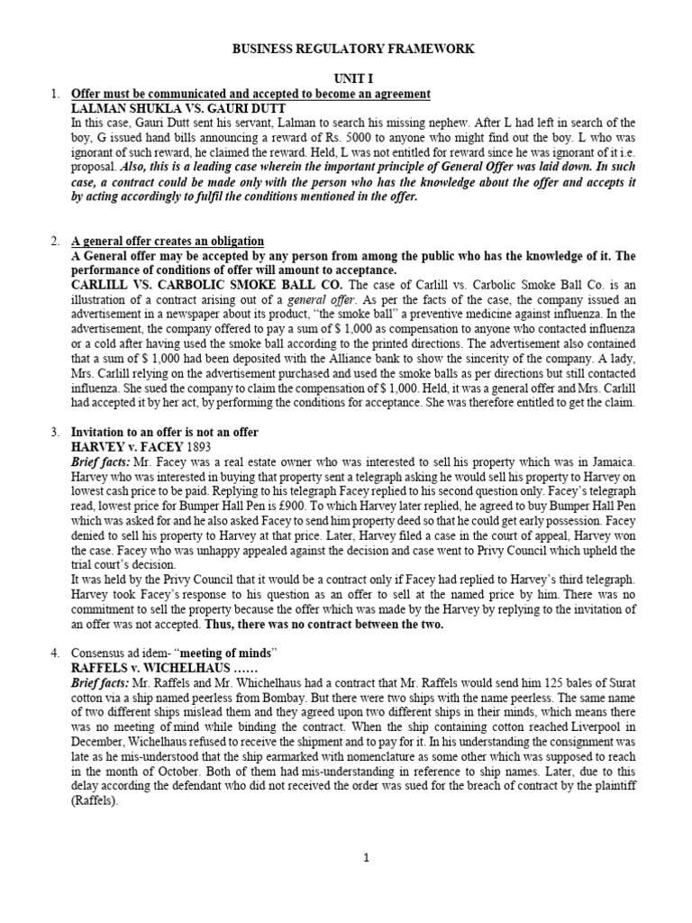Brf-Case Studies | PDF | Consideration | Legal Concepts