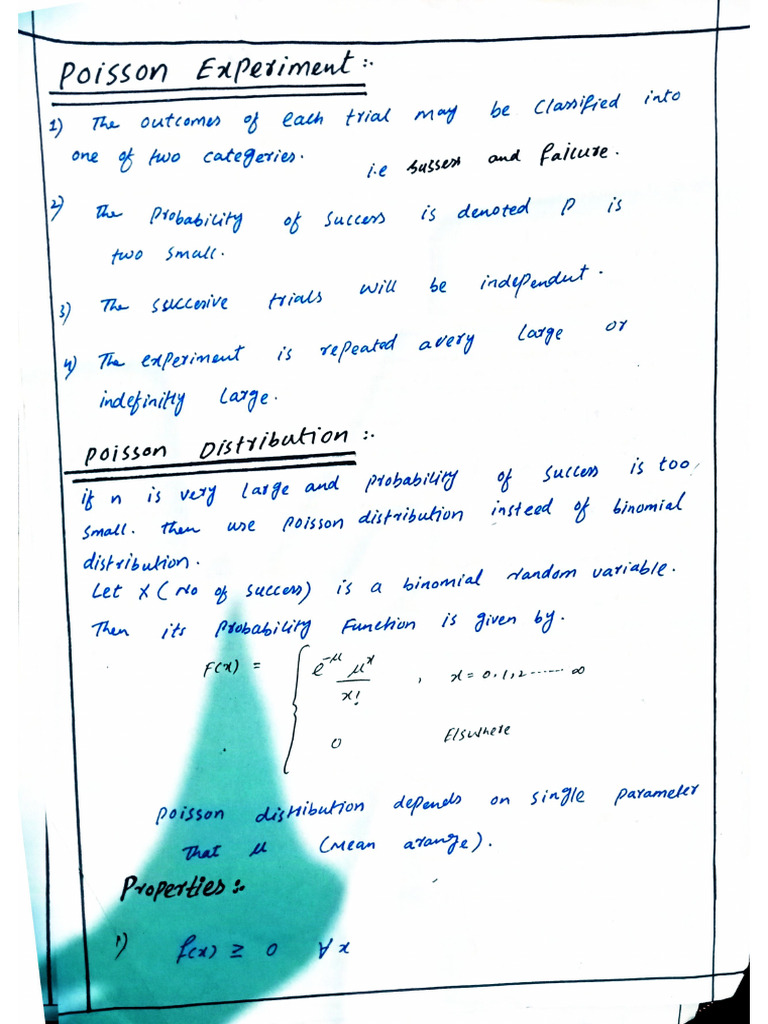 Poisson distribution | PDF