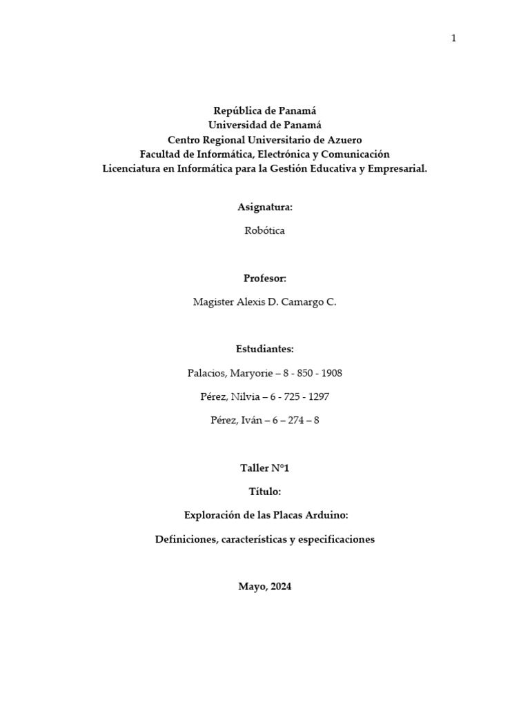 Modelos Arduino Pdf Arduino Microcontrolador