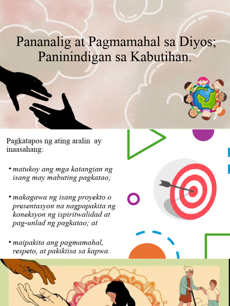 Pananalig at Pagmamahal Sa Diyos Paninindigan Sa Kabutihan | PDF