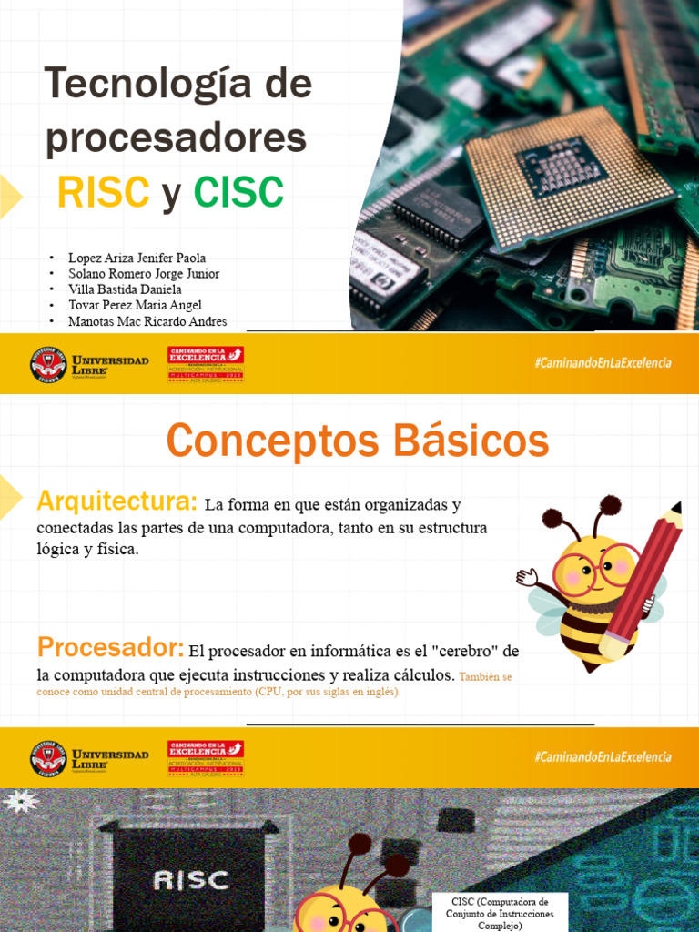 Risc Cisc Procesadores Pdf Unidad Central De Procesamiento Ciencias De La Computación
