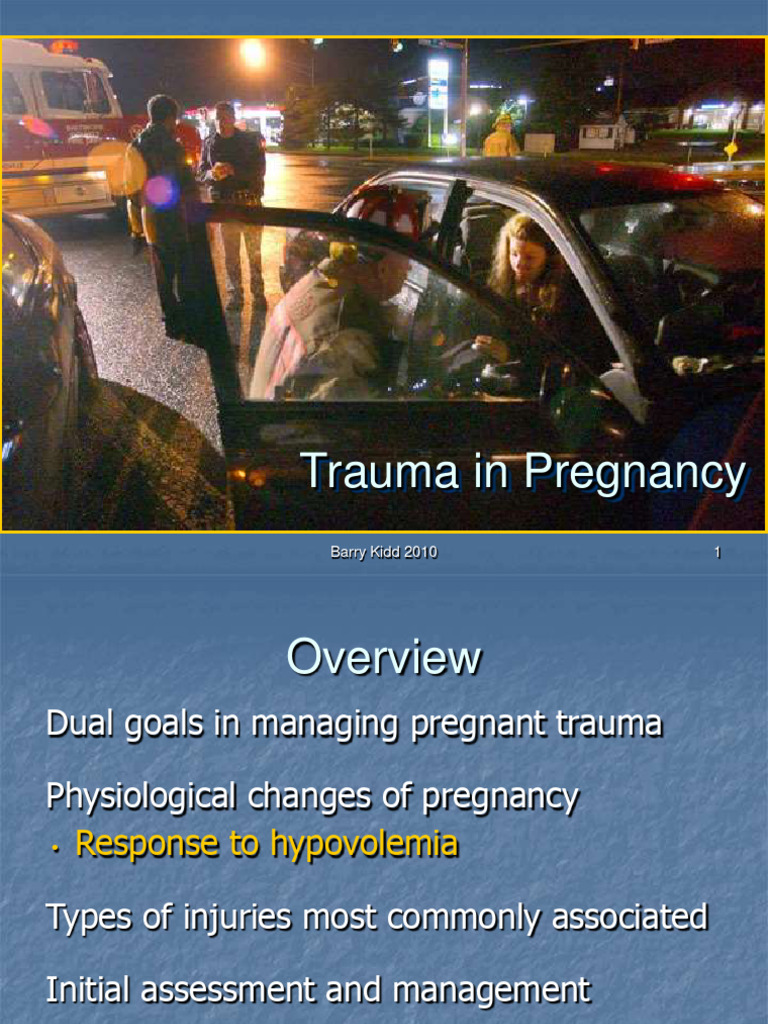 Managing Trauma in Pregnancy | PDF | Major Trauma | Pregnancy