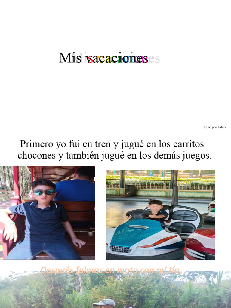Mis Vacaciones | PDF