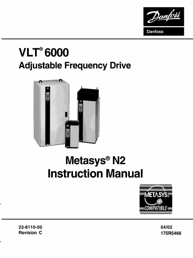 175 R5466 Rev 0402 VLT600 Metasys N2 IM | PDF