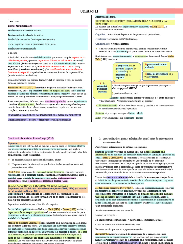 psicologia de la personalidad | PDF | Las emociones | Ansiedad