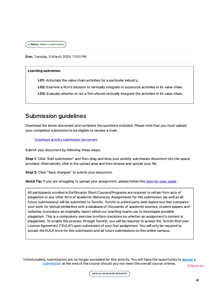 Activity Submission Guidelines and Criteria | PDF | Turnitin | Computing