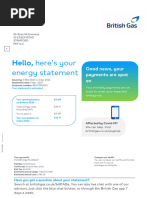 Thames Water Bill | PDF | Water Supply | Credit Bureau