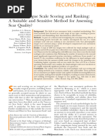 Patient-Scale POSAS-3.0 Generic-Scar English | PDF | Paresthesia | Medicine