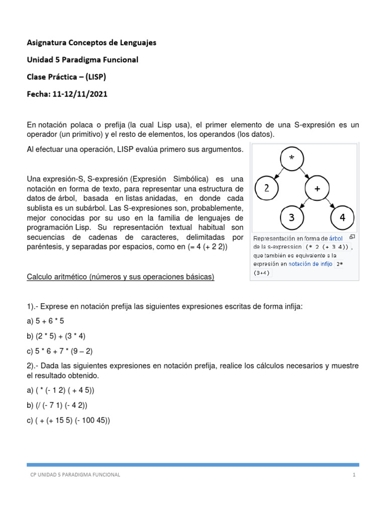 CP Unidad 5 - Paradigma Funcional | PDF | Programacion Funcional ...