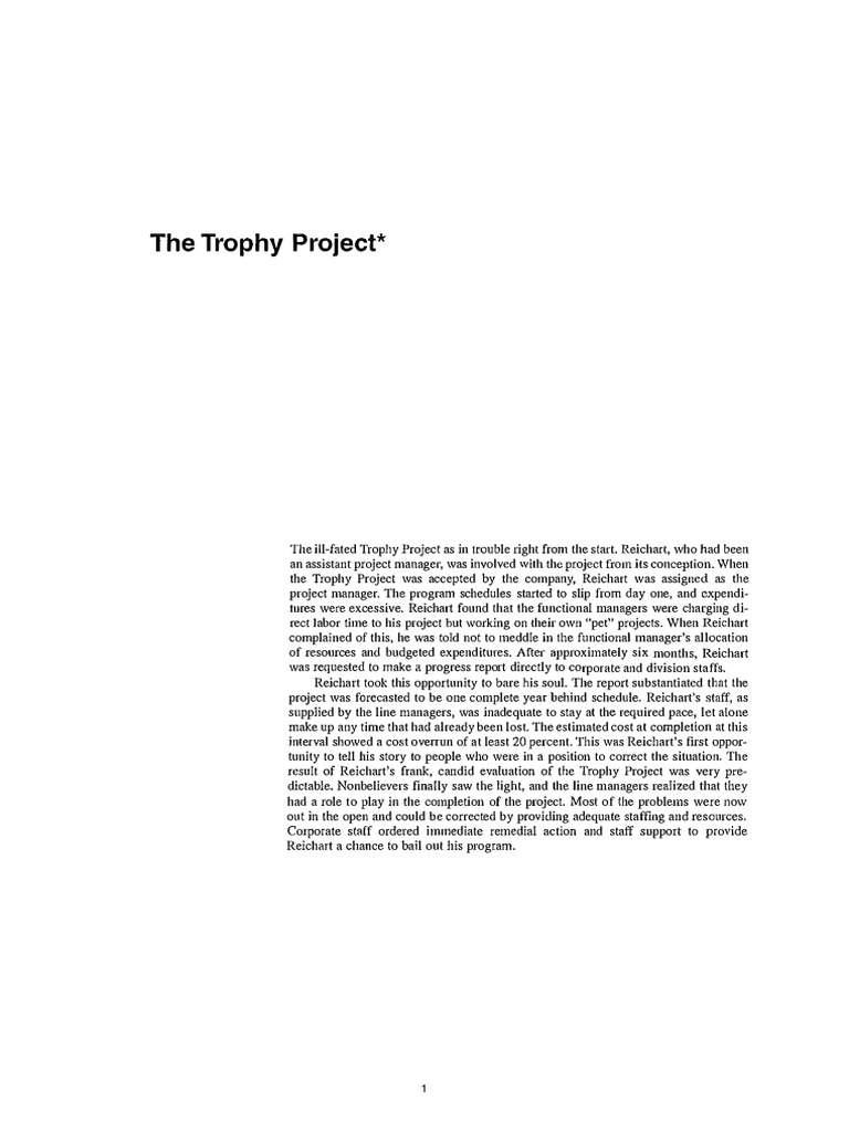 2023 The Trophy Project Case | PDF | Career & Growth | Finance & Money ...