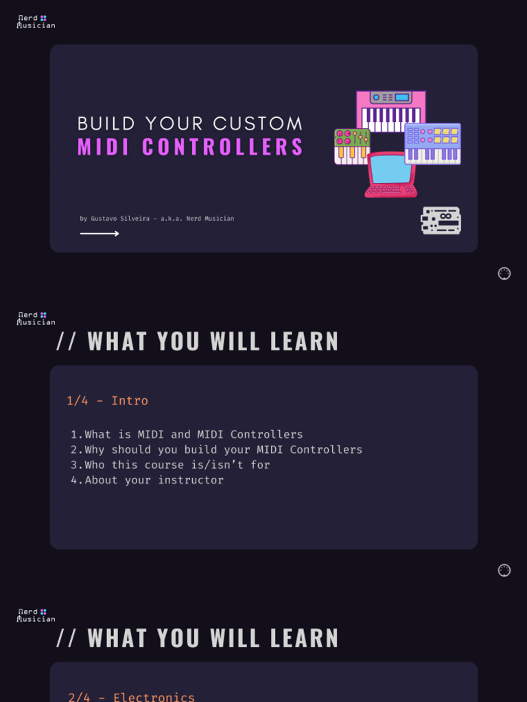 Build Your Custom MIDI Controllers (Students) | PDF Build Your Custom MIDI Controllers (Students) | PDF