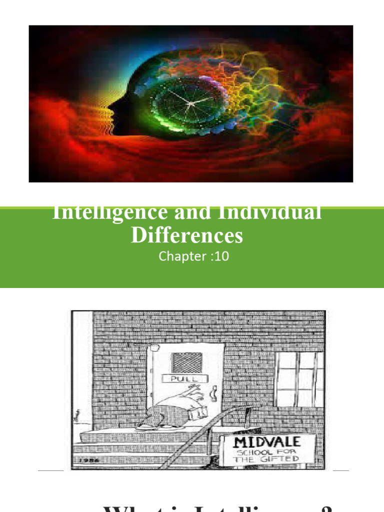 Chapter 10 Intelligence | Download Free PDF | Intelligence | Intelligence Quotient