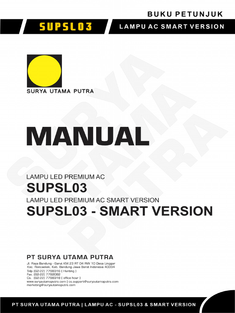 Manual Supsl03 Smart Version | PDF
