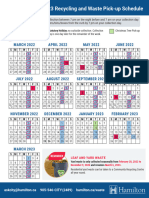 Bin Collection Calendar 2025 | PDF | Waste Management | Waste