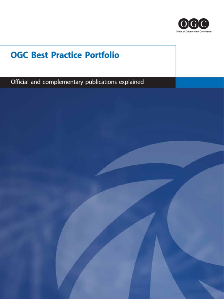 OGC Best Practice Portfolio: Official and Complementary Publications ...
