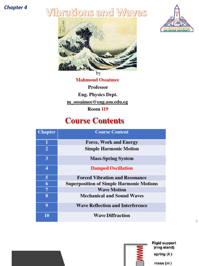 Chapter 4 - Version 2 | PDF | Damping | Oscillation