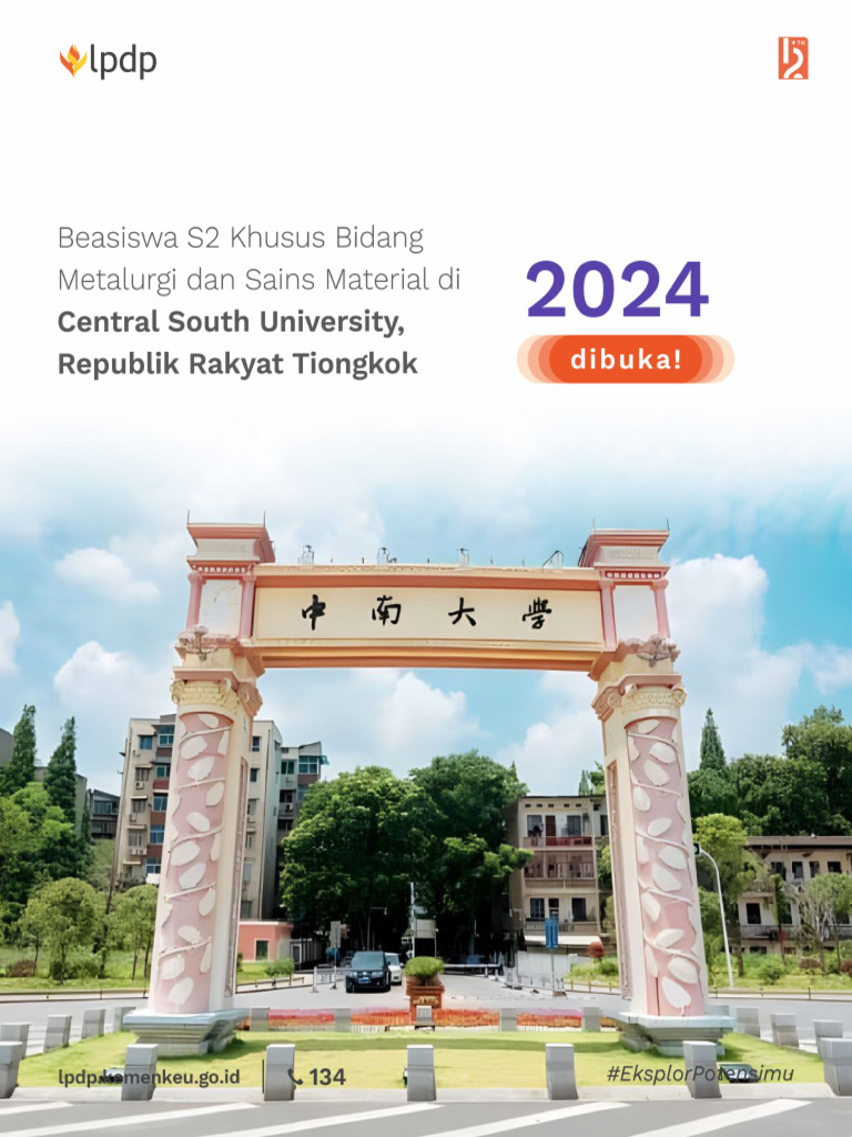 Pembukaan Beasiswa Kerja Sama LPDP - CSU | PDF