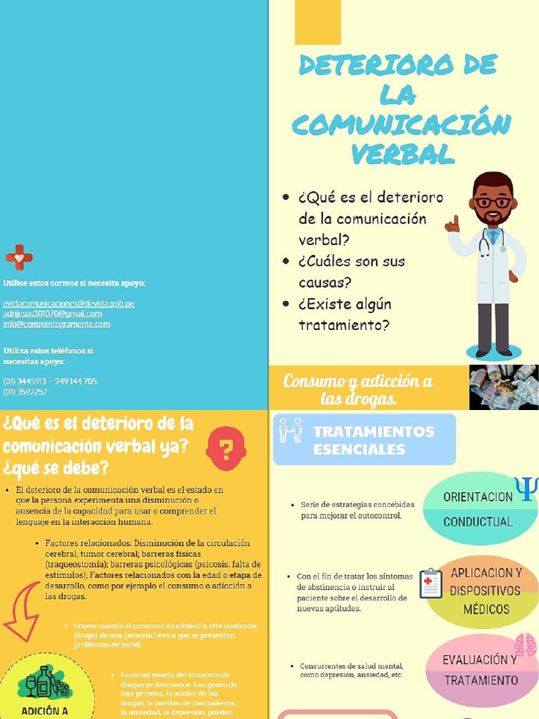 Trabajo Diptico - Caso Deterioro de La Comunicacion Verbal | PDF