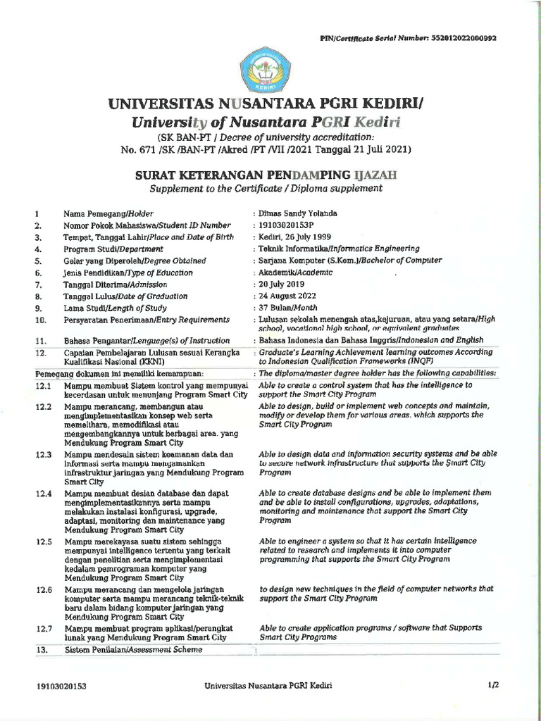 SK - PENDAMPING Compressed | PDF