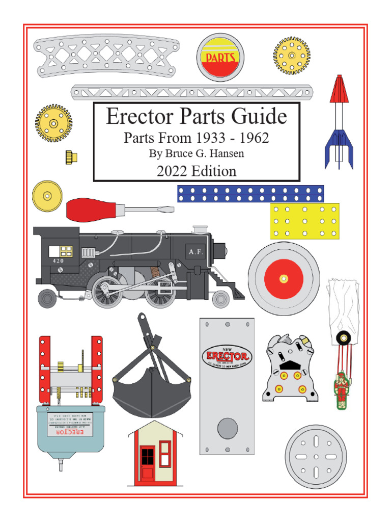 Erector Parts Book Hansen Sep19-2022 | PDF | Brass | Gear