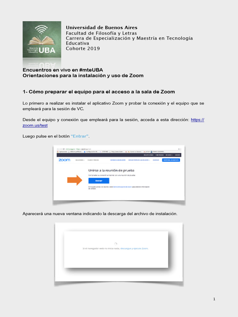 Tutorial ZOOM | PDF | Chat en linea | Software
