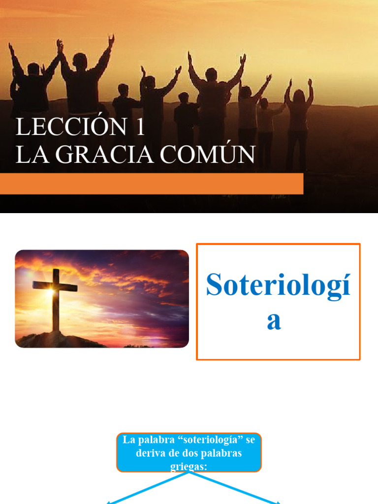 2 Lección 1. La Gracia Común - FINAL | PDF | Gracia divina | Pecado