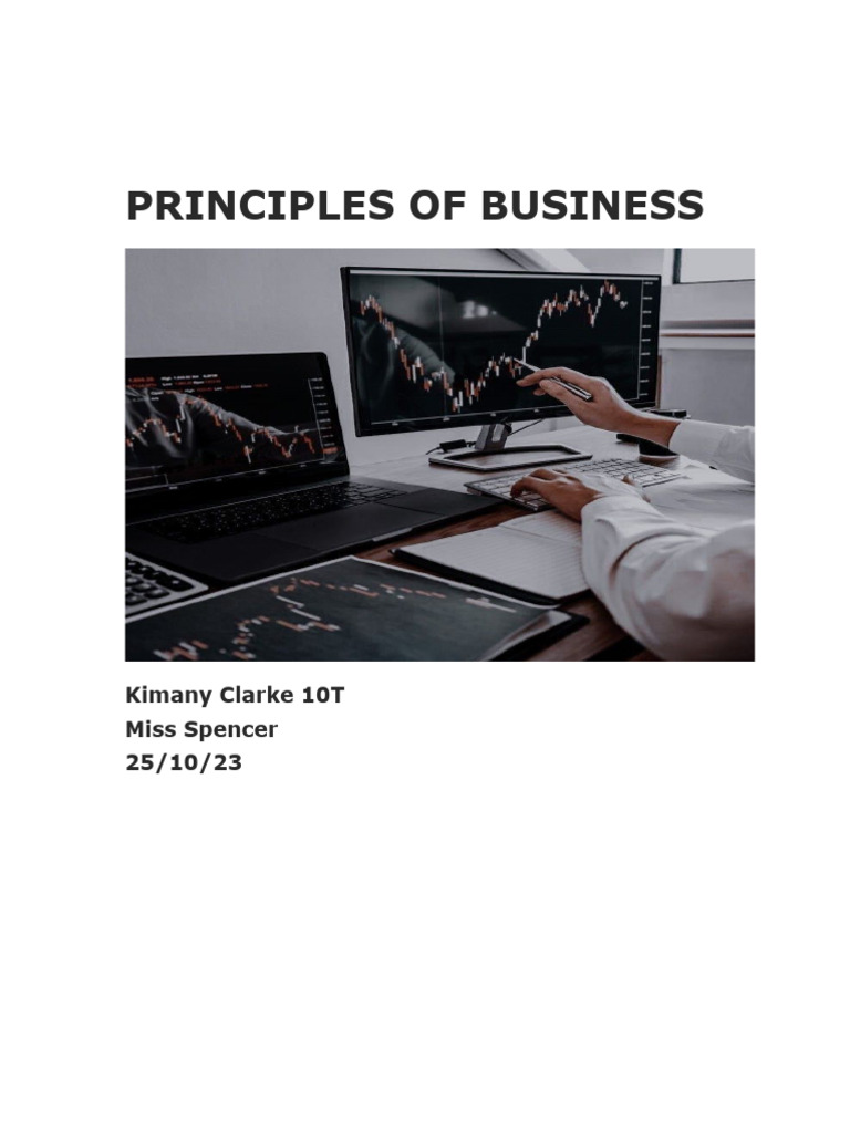 POB Principle of Business | PDF | Business | Economic System