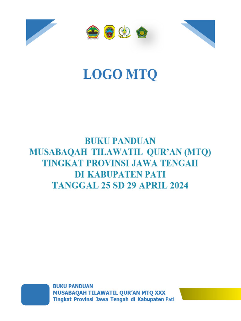 Buku Panduan MTQ Prov. 2024 | PDF