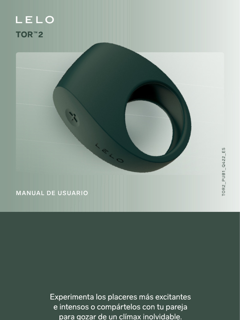 LELO_TOR 2_Manual de usuario_ES | PDF | Radio | Cargador de batería