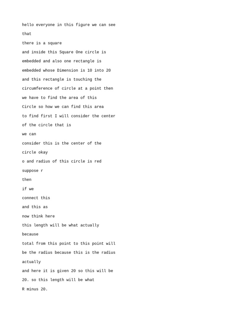 (English (Auto-Generated) ) Hey Lets Find Area of Circle.@schoolhomeworks (DownSub - Com) | PDF ...