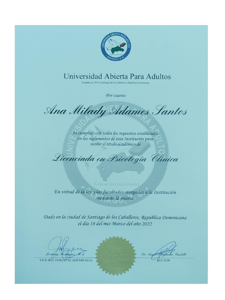 Titulo. Ana Adames PDF | PDF