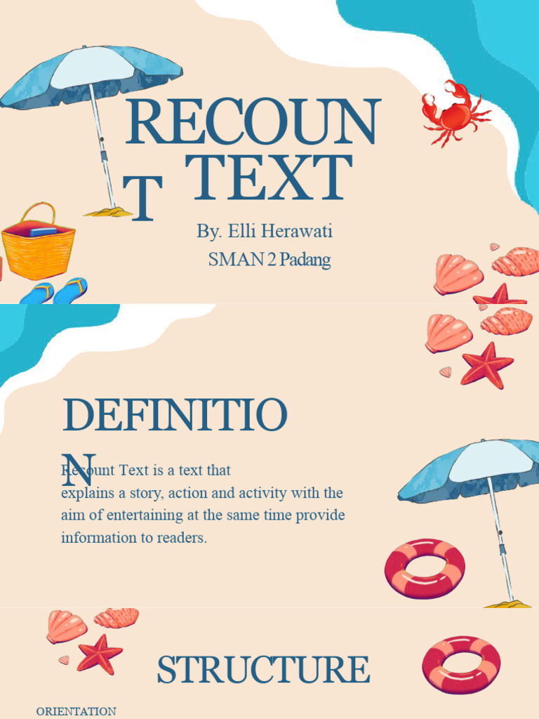 Recount Text | PDF | Linguistic Typology | Grammar