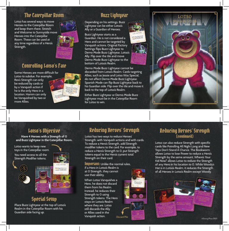 Lotso's Villain Strategy Guide | PDF | Toy Collecting | Toy Brands