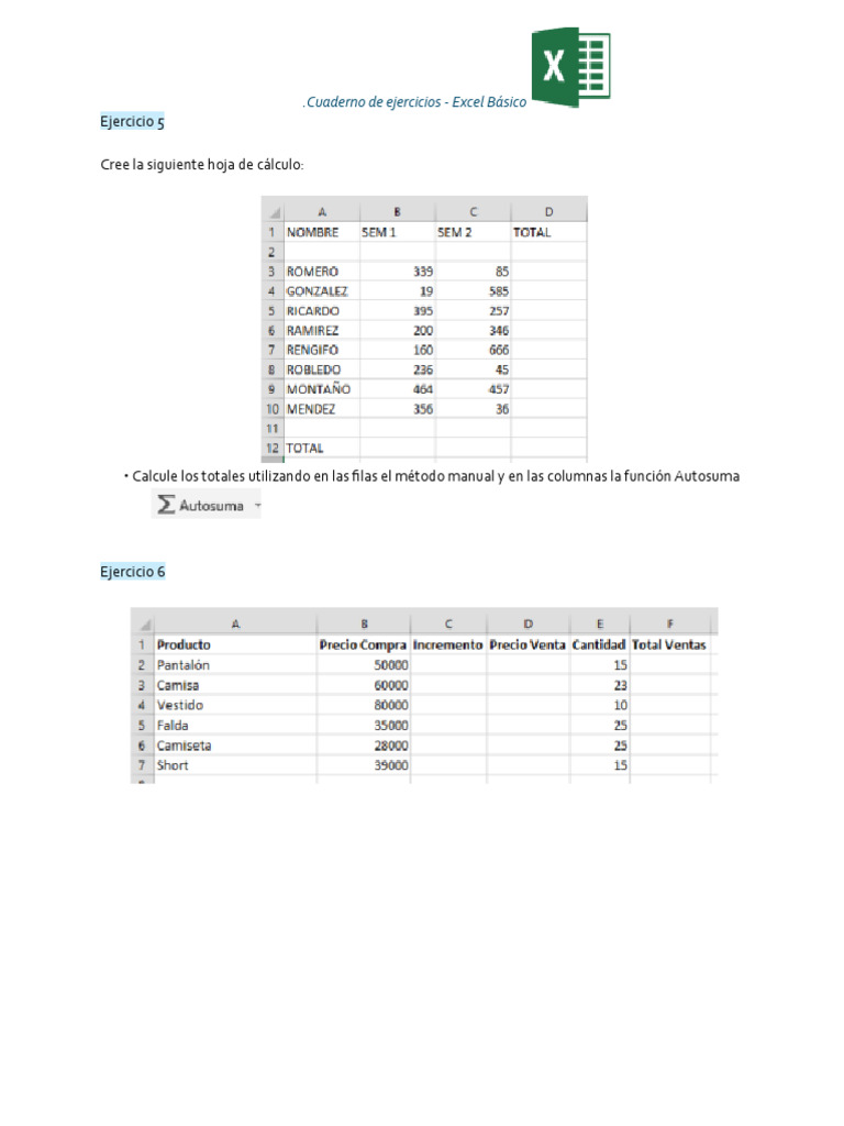 Practica 3 Excel | PDF | Microsoft Excel
